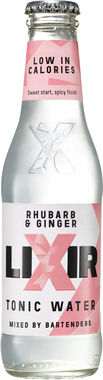 Softs Packaged - Lixir Rhubarb & Ginger Tonic Water 200 ml x 24 ...