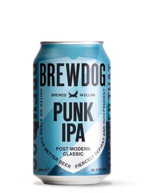 Lager - Brewdog Punk IPA, Can 330 ml x 24 | Matthew Clark
